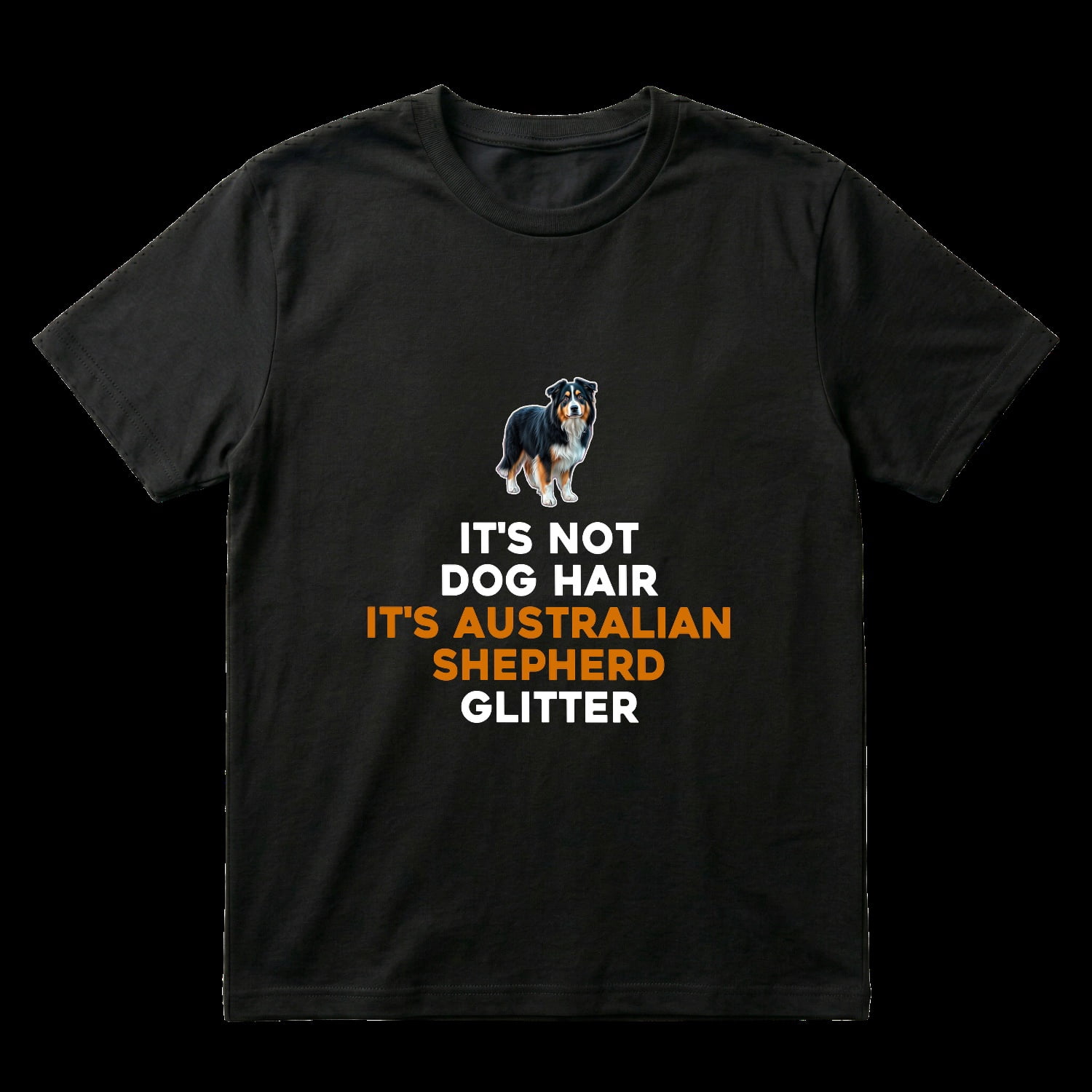 Australian Shepherd Glitter Dog Owner Gift Aussie Lover T-Shirts ...