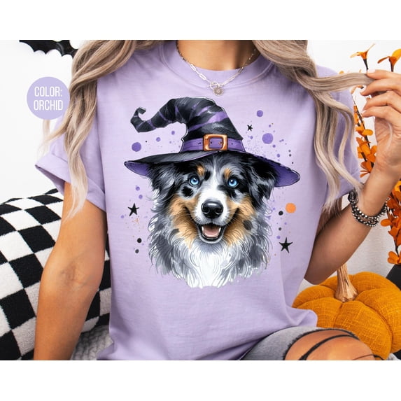 Australian Shepherd Halloween Shirt Dog Mom Halloween Tee - Walmart.com