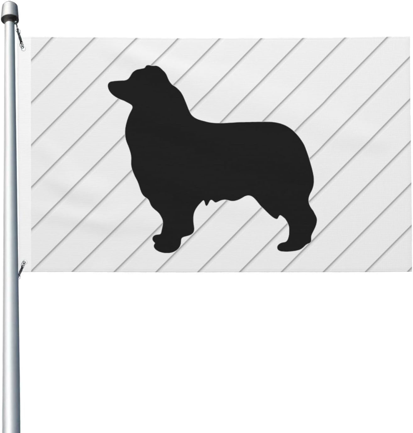 Australian Shepherd Outdoor Flags, All Weather Garden Flag, Double ...