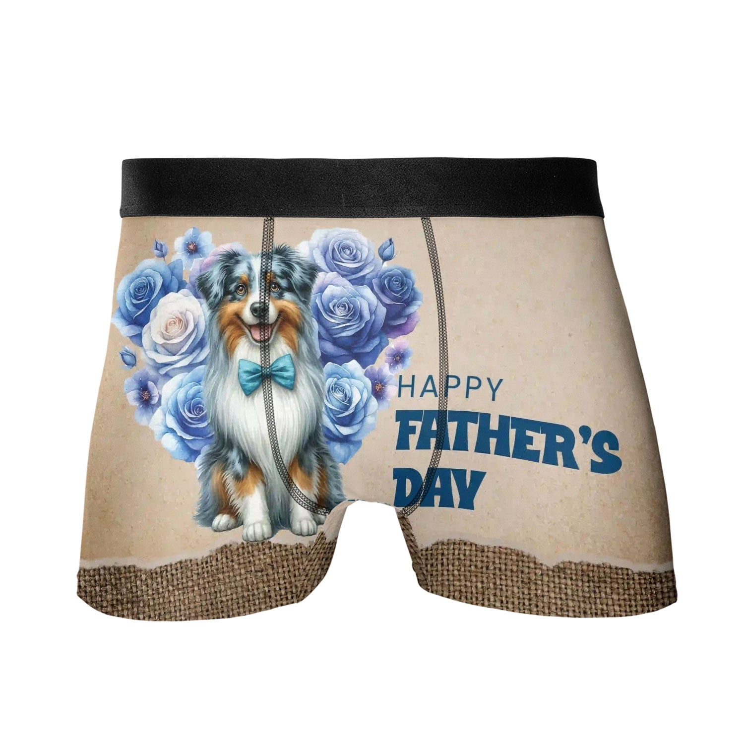 Australian Shepherd Proud Dad Happy Father's Day All Over Print Boxer ...