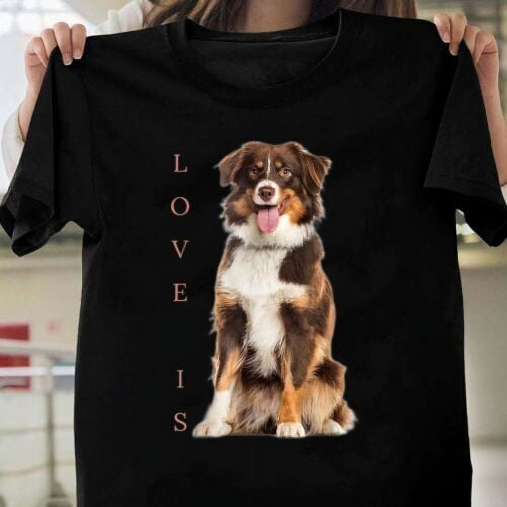 Australian Shepherd Shirt Aussie Mom Dad Love Dog Pet Unisex T-Shirt ...