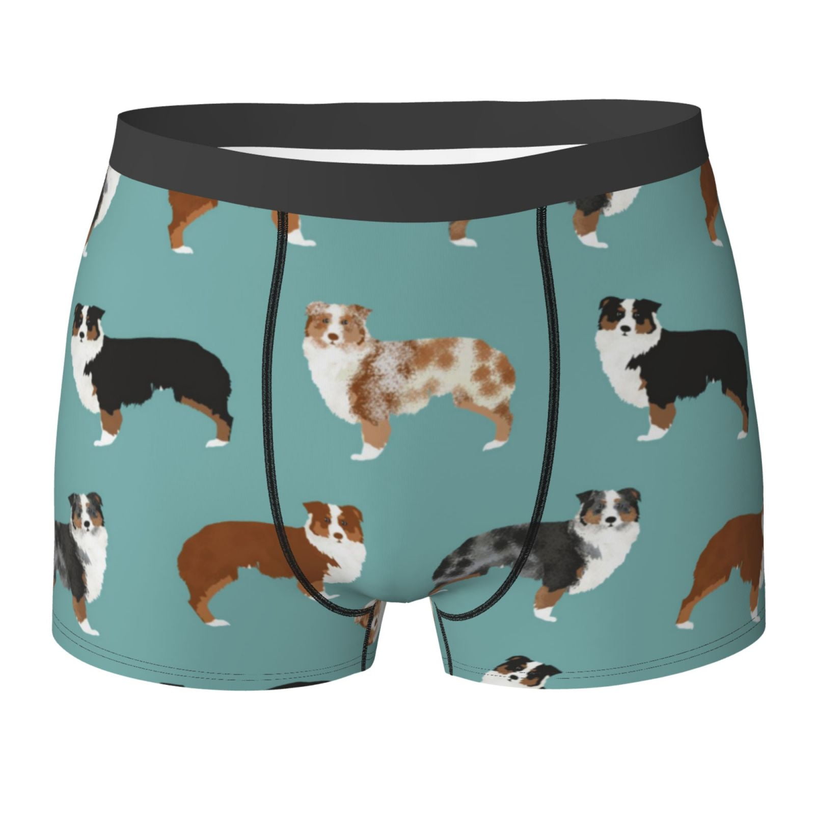 Australian Shepherds Underwear For Men,Soft Boxer Briefs - Comfortable ...