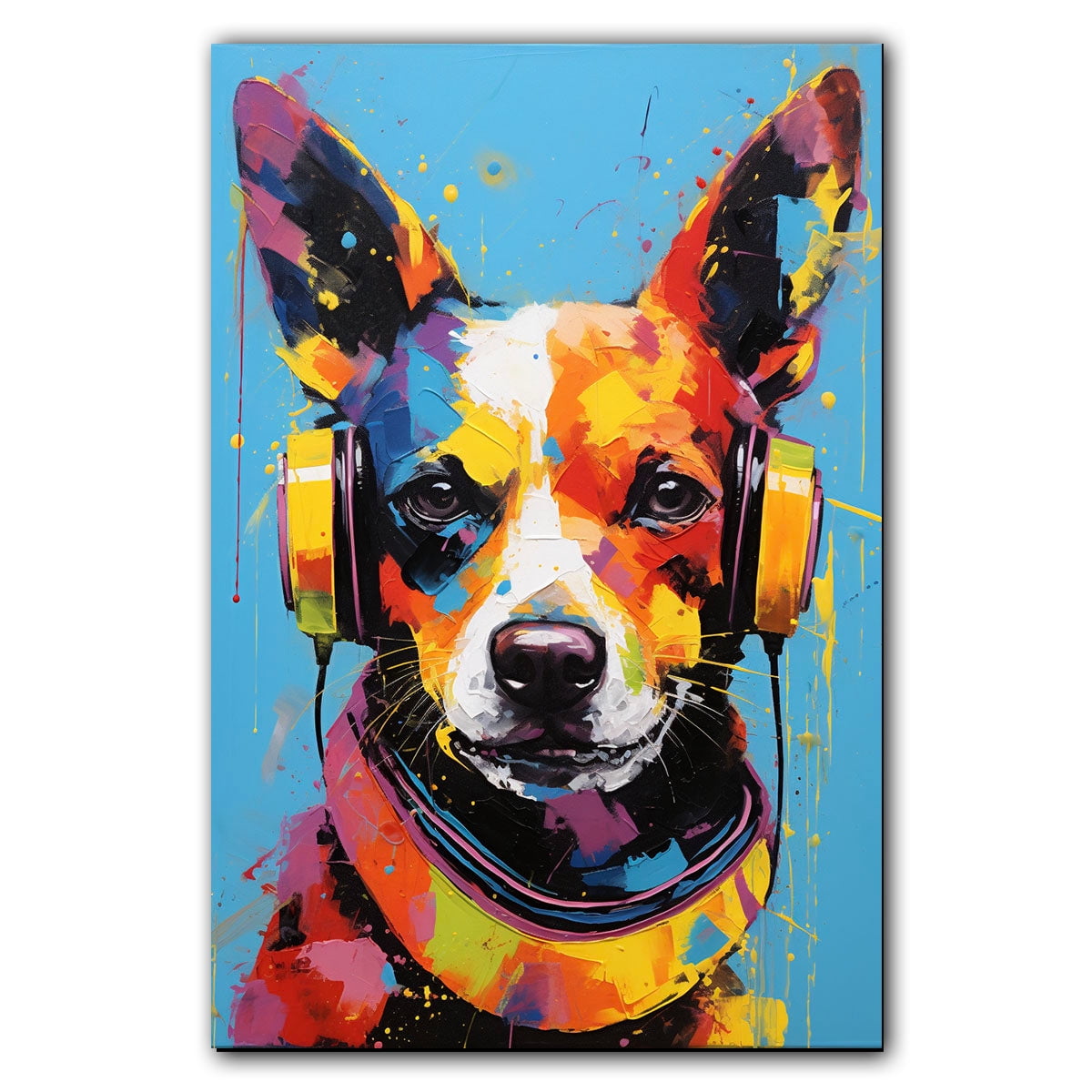 Australian Stumpy Tail Cattle Wall Art - Funny Dog Canvas Canvas for ...
