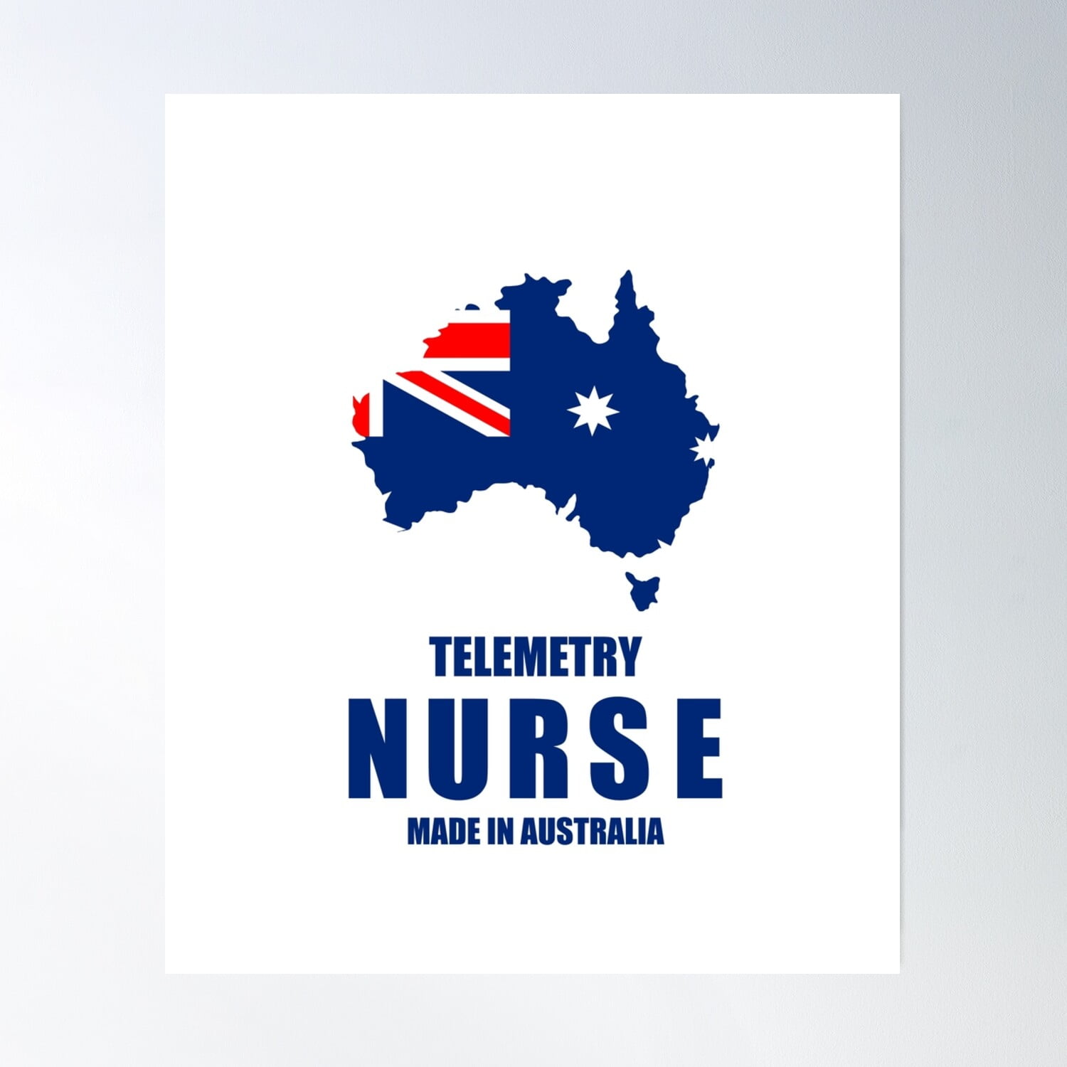 Australian Telemetry Nurse, Nurse Made In Australia, Graduation Gift ...
