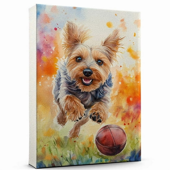 Australian Terrier Dog Stretched Canvas Size 8x12 – Funny Australian ...