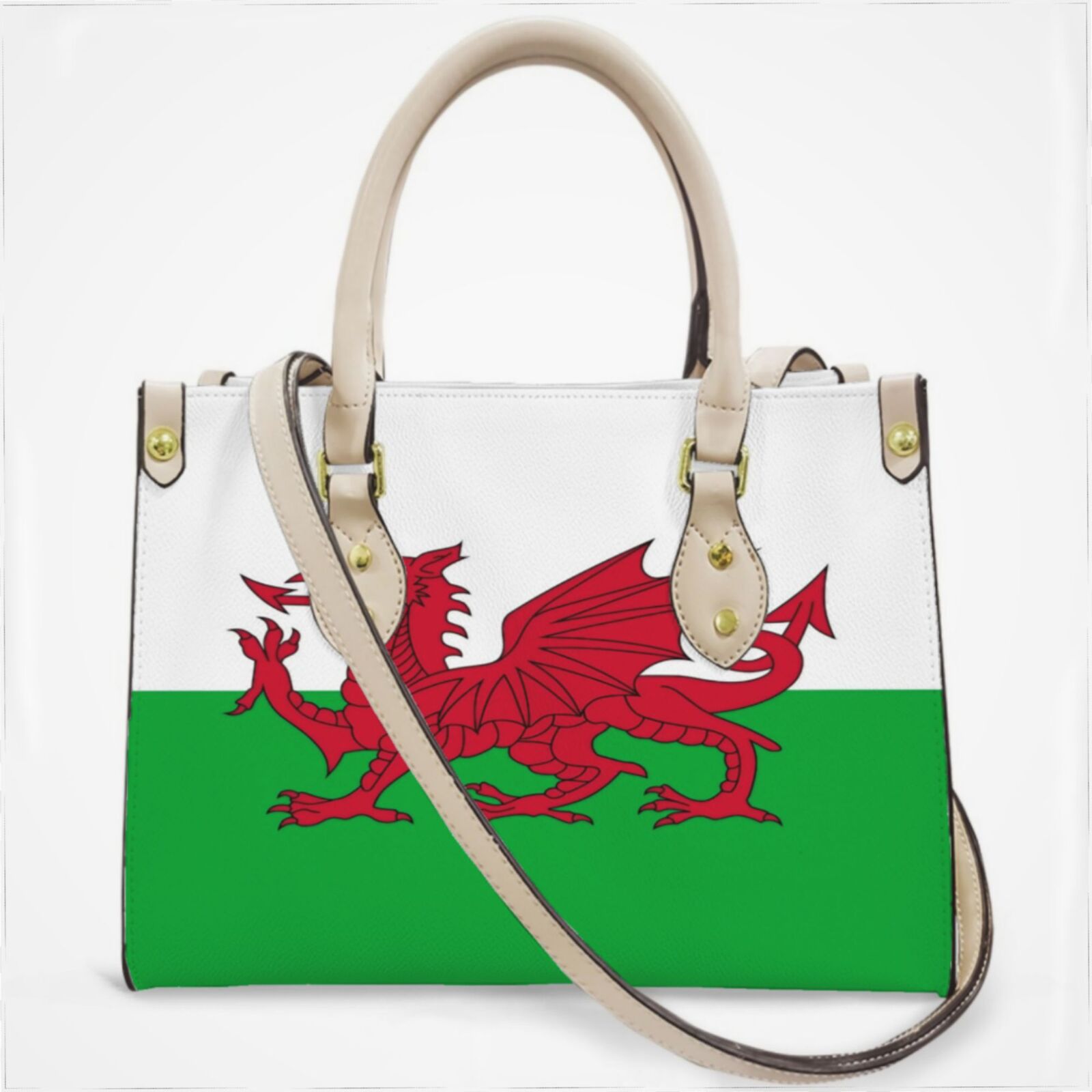 Australian Welsh Heritage Flag Cross Body Bags For Women Small Leather ...