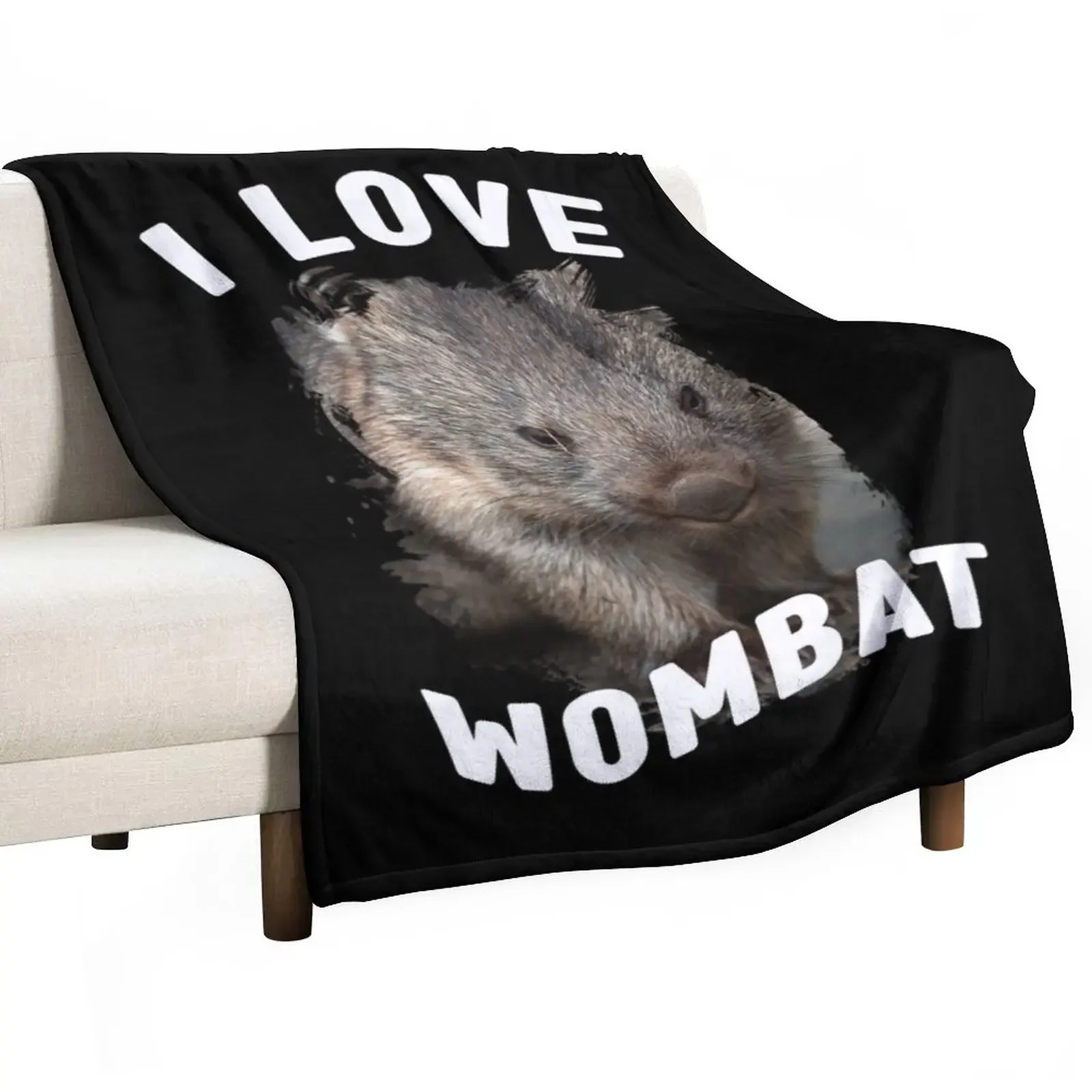 Australian Wombat Cute Wombat Baby Wombat Throw Blanket Sofa Throw Soft ...