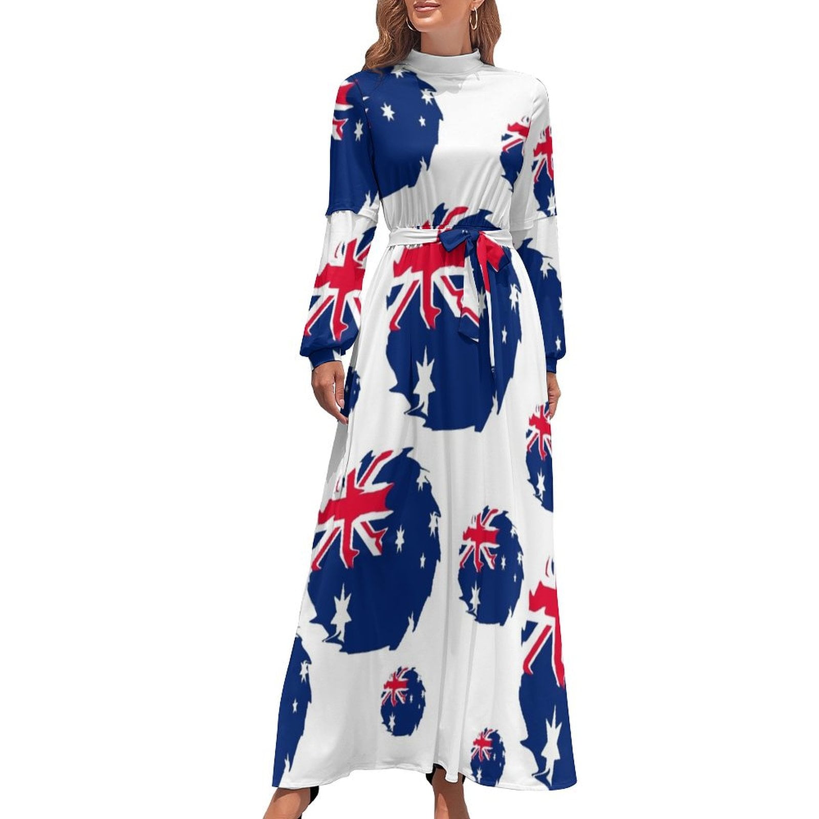 Australian flags (5) Long Dress Bride dresses dress summer - Walmart.com