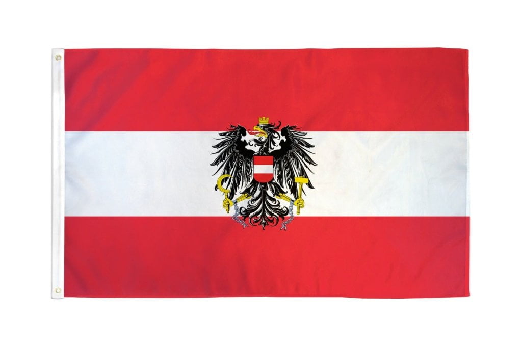 Austria Eagle Flag 3x5ft Poly - Walmart.com