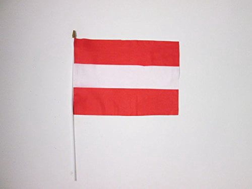 Austria Flag 12'' x 18'' with stick - packet of 10 pieces - Walmart.com
