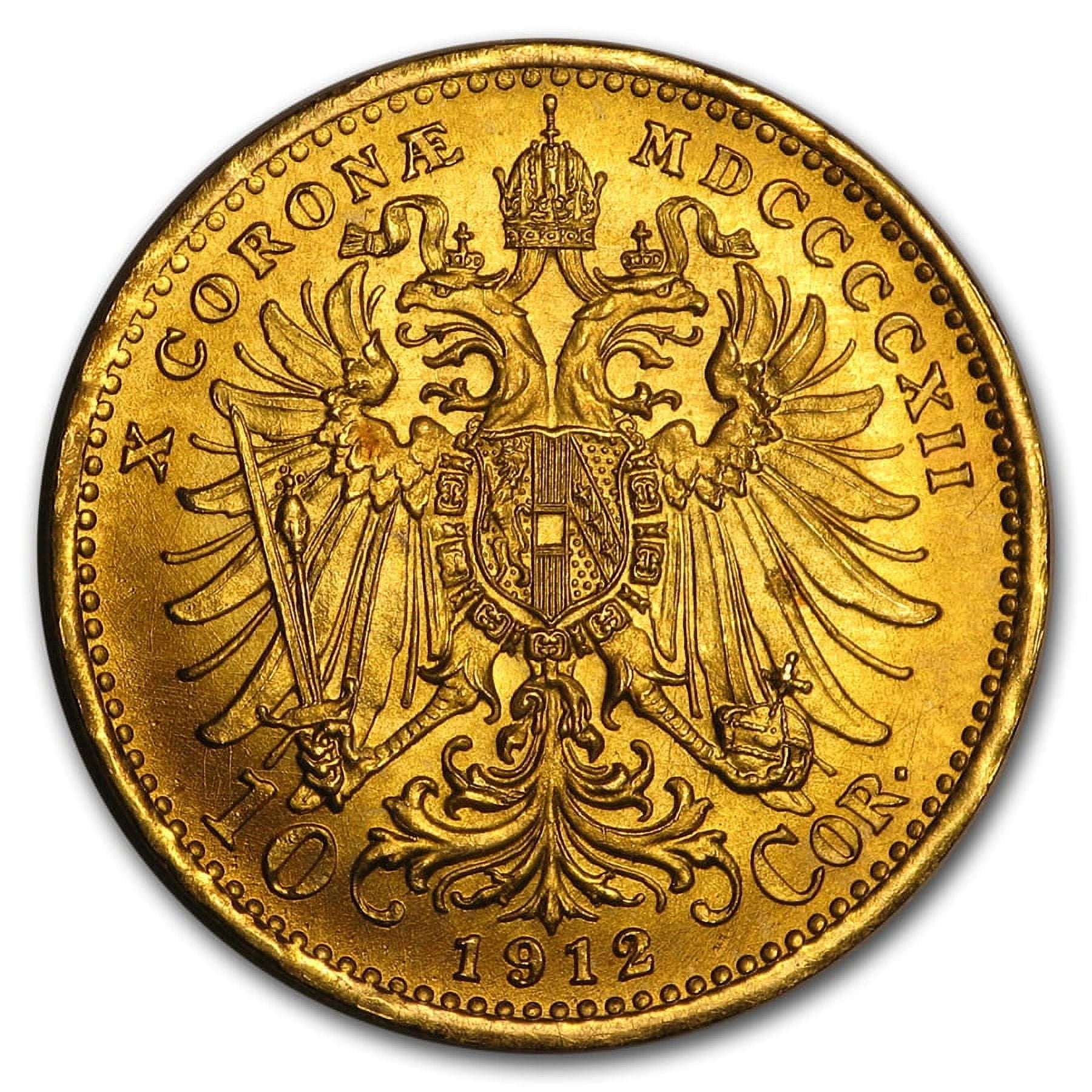 Austria Gold 10 Coronas BU (Random) - Walmart.com