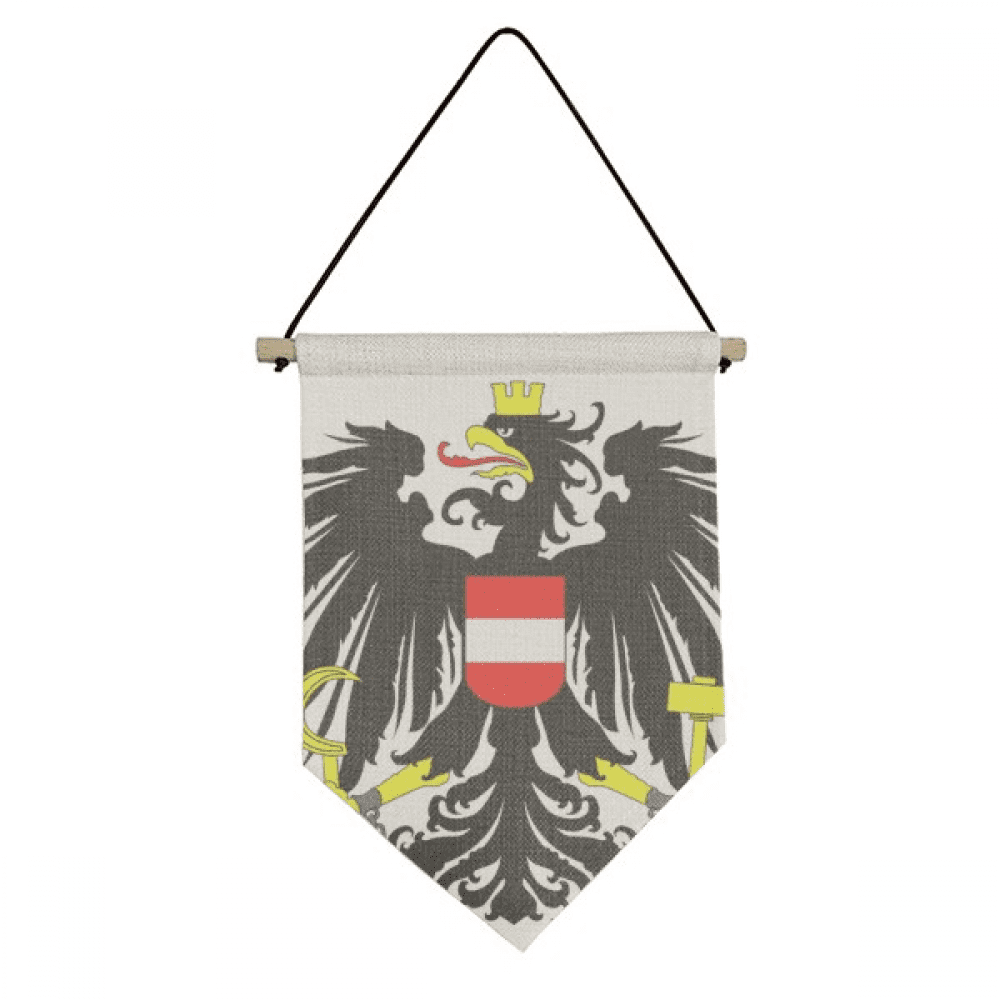 Austria National Emblem Country Canvas Flag Hanging Wall Art Decor ...