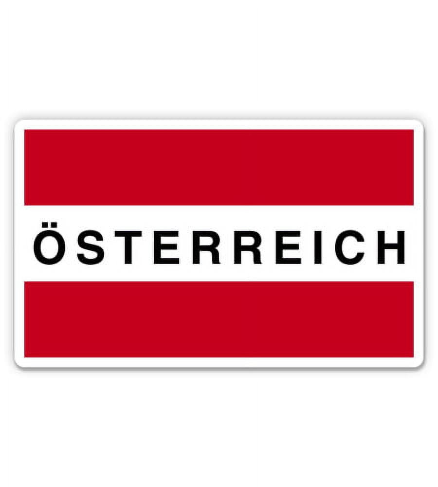 Austria Osterreich - 12" Vinyl Sticker Waterproof Decal - Walmart.com