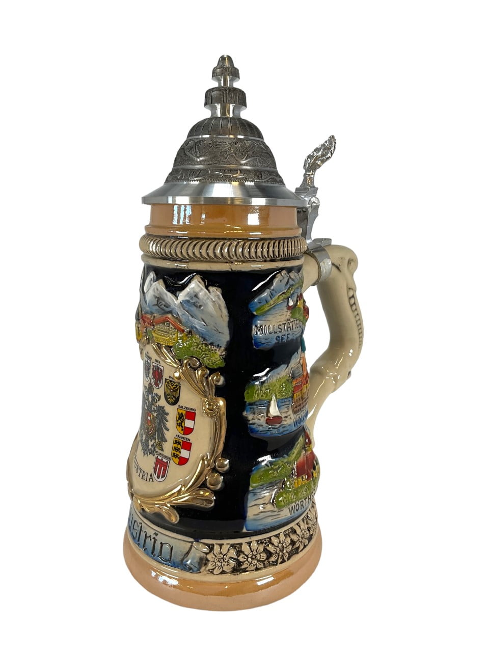 Austria Theme German Beer Stein Mug 1/2L ONE Mug Made in Germany New ...