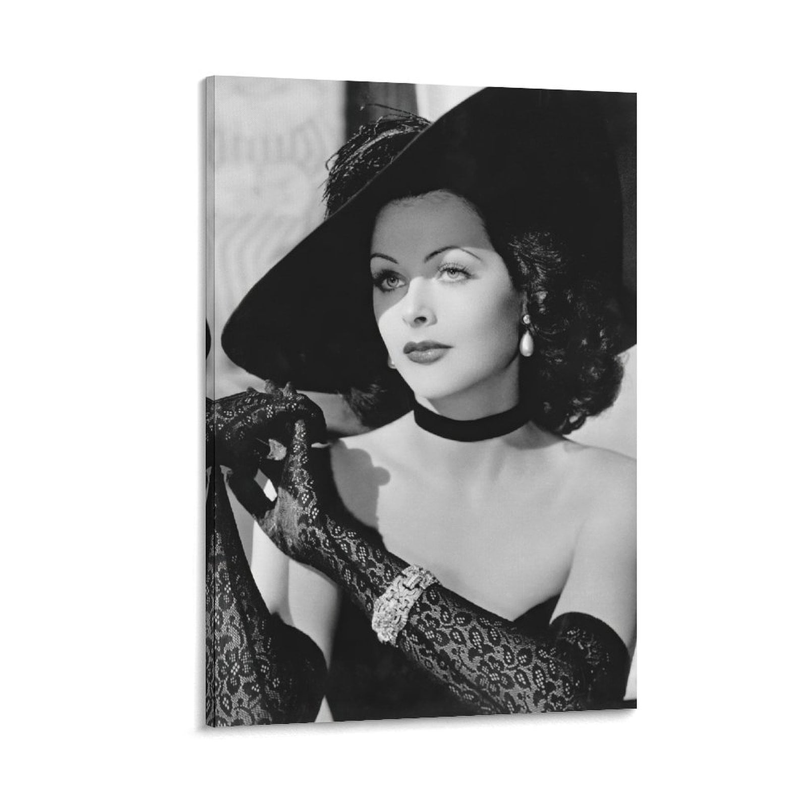 Austrian Actresses Hedy Lamarr Black And White Sexy Poster Poster Cool ...