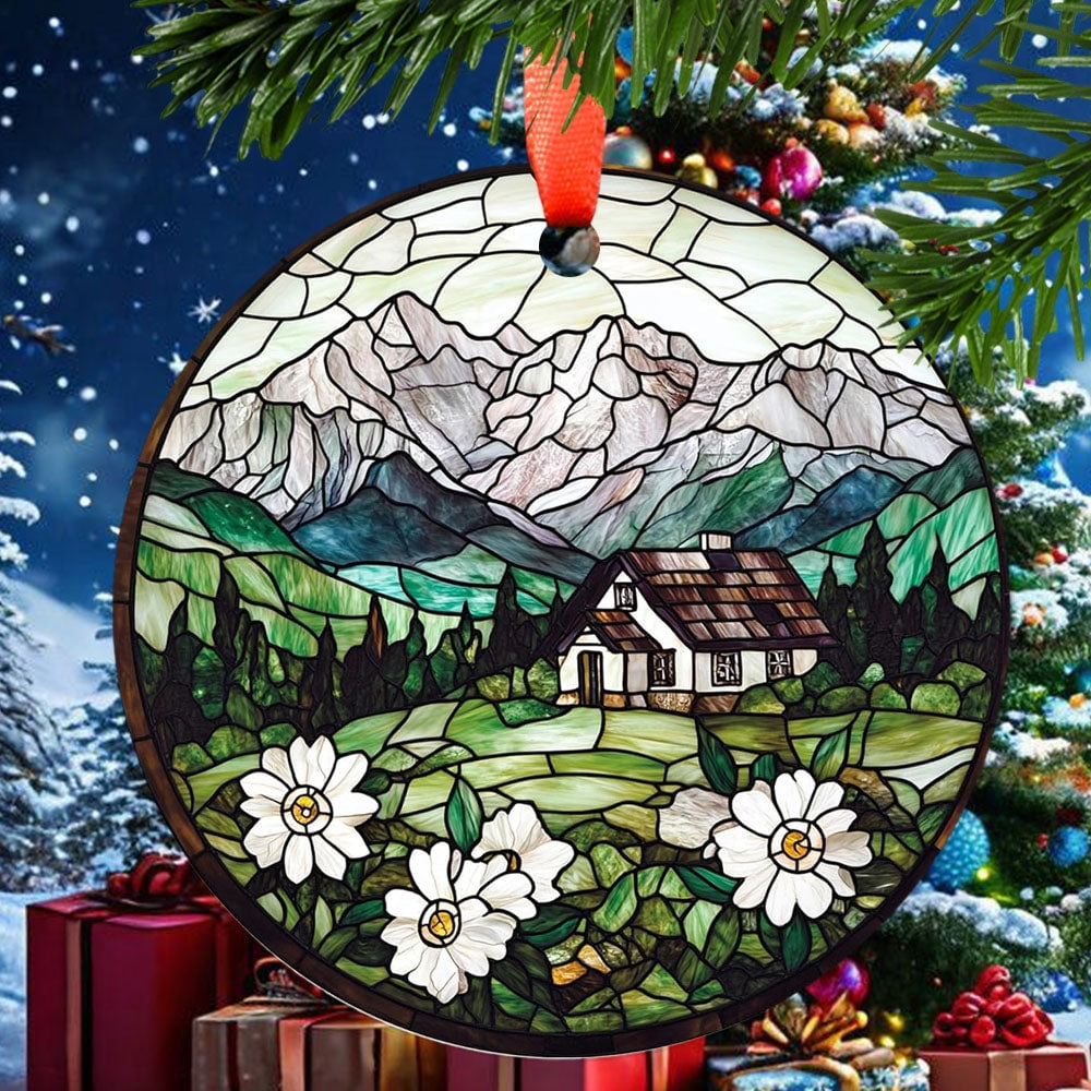 Austrian Christmas Ornament, Ceramic/Acrylic Ornament, Keepsake for ...