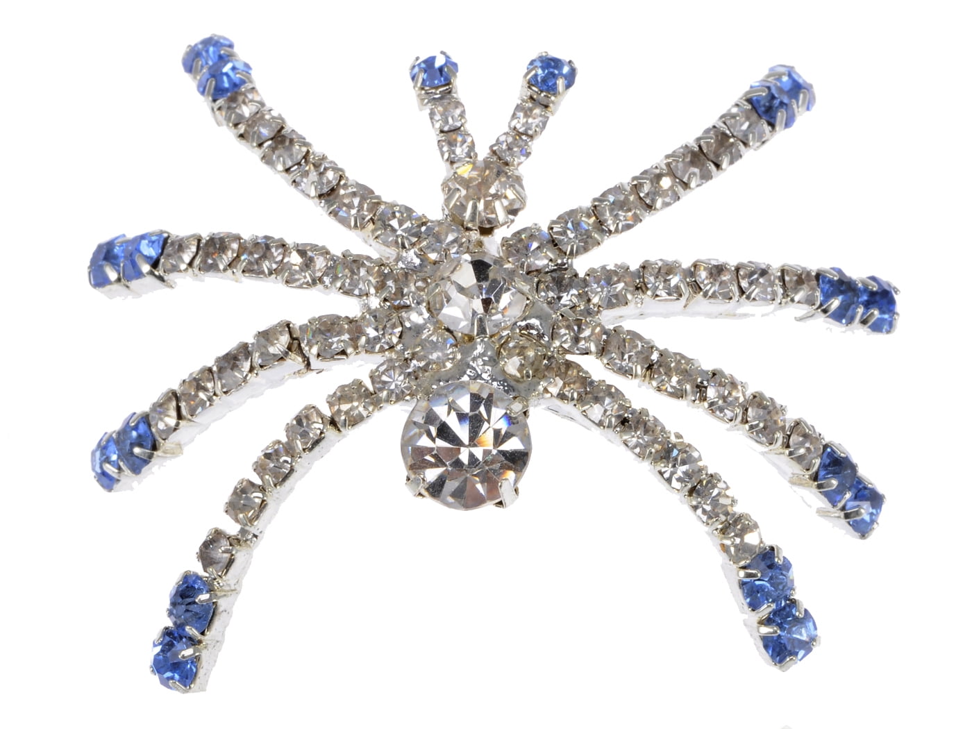 Austrian Crystal Rhinestone Halloween Creepy Spider Insect Fashion Pin ...