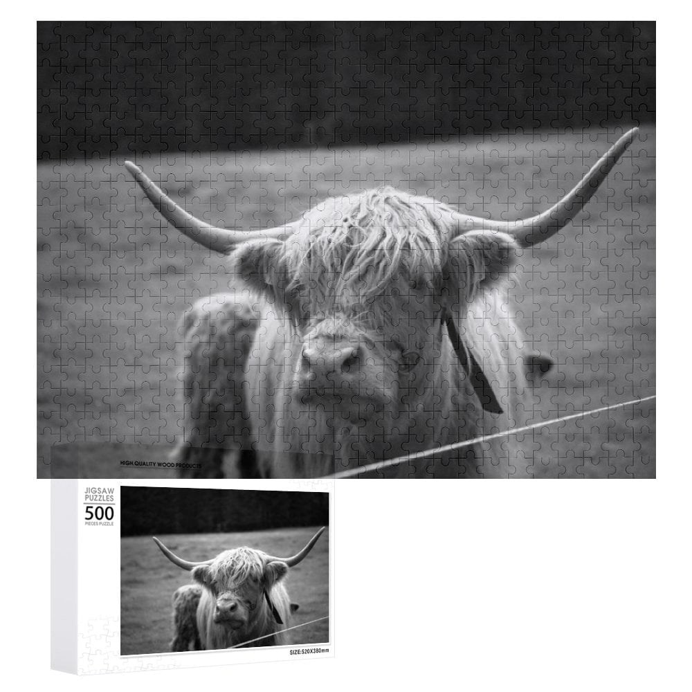Austrian Highland Cow Jigsaw Puzzles 1000 Pieces for Adults, Large ...