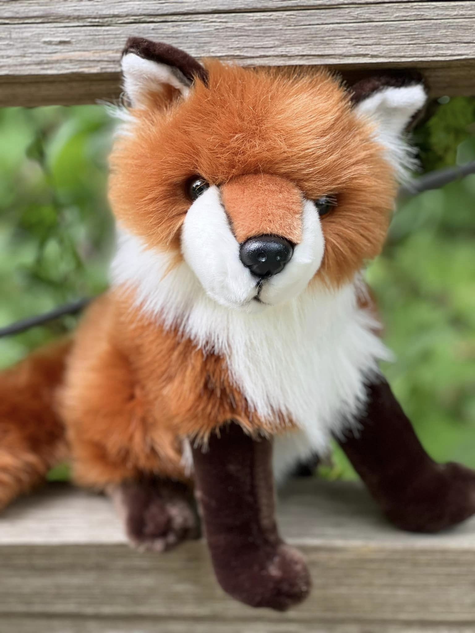 Fiesta Toys Lying Red Fox 13 - Walmart.com
