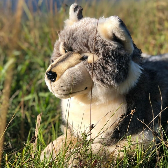 Realistic Wolf Plush Toys for Kids and Collectors Shop Walmart