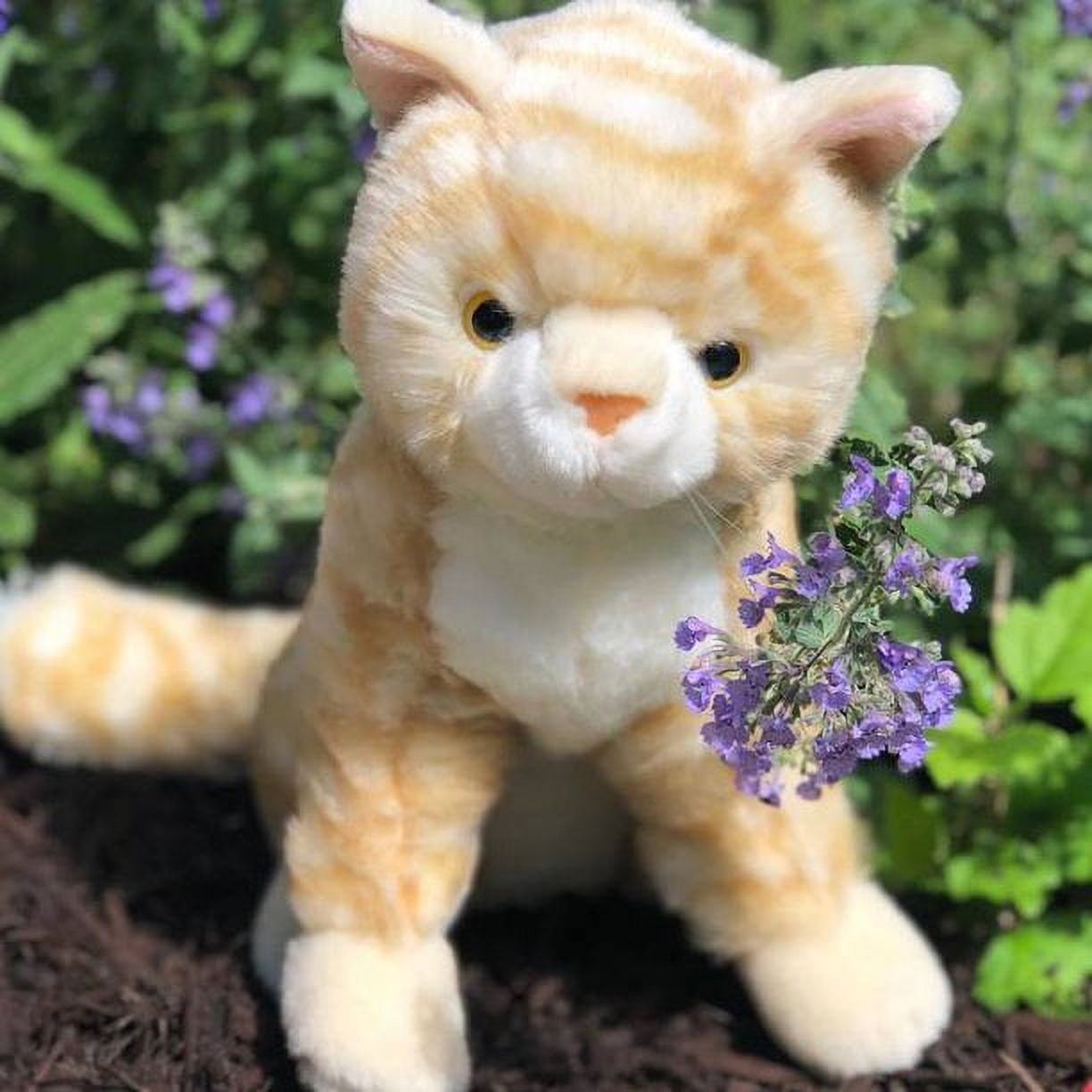 Auswella Plush Orange Tabby Cat Stuffed Animal - Walmart.com