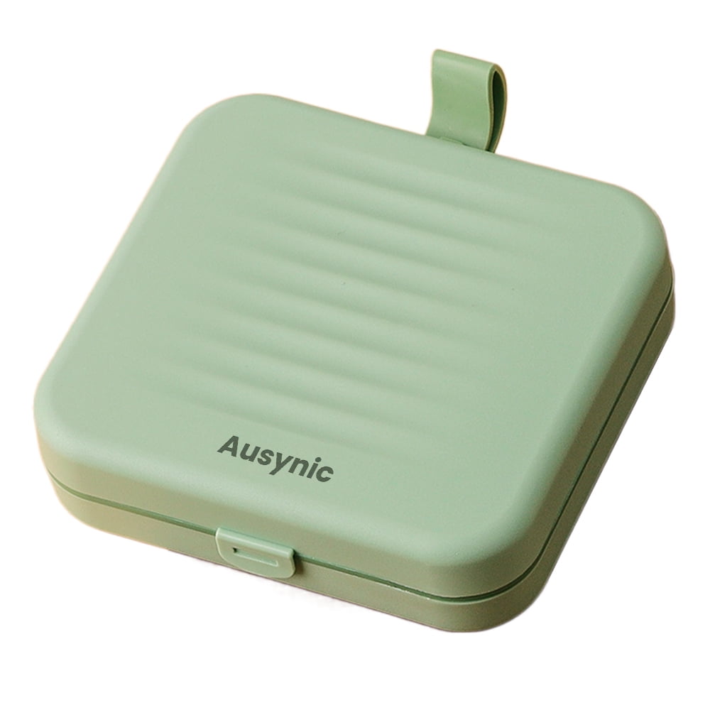 Ausynic Boxes for needles, Portable Plastic Organizer Box for ...