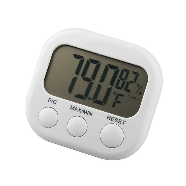 Ausyst Kitchen Gadgets Digital LCD Indoor Thermometer Hygrometer Gauge ...