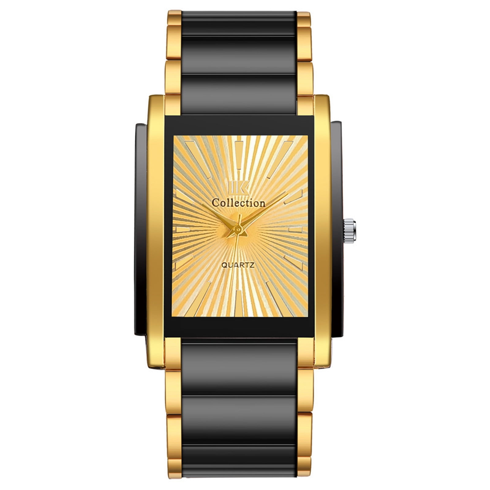 Ausyst Men's Watch Man Fashion Watch Clock Stainless Steel Casual Dress Wrist Crystal Jewelry ...