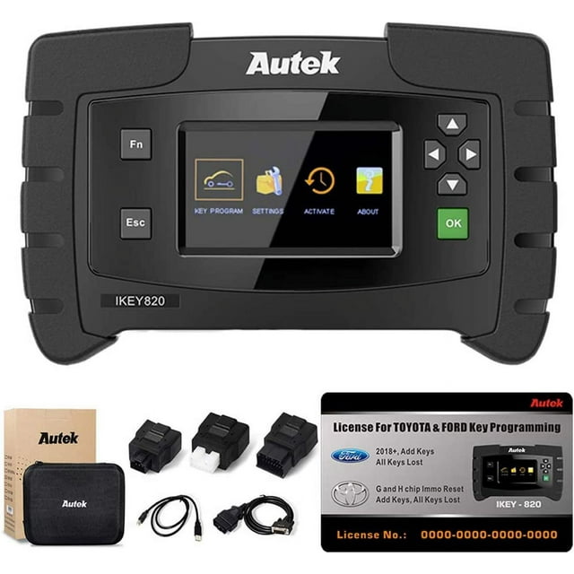 Autek Ikey820 Plus Key Fob Programming Tool Obd2 Pin Code Reader Key