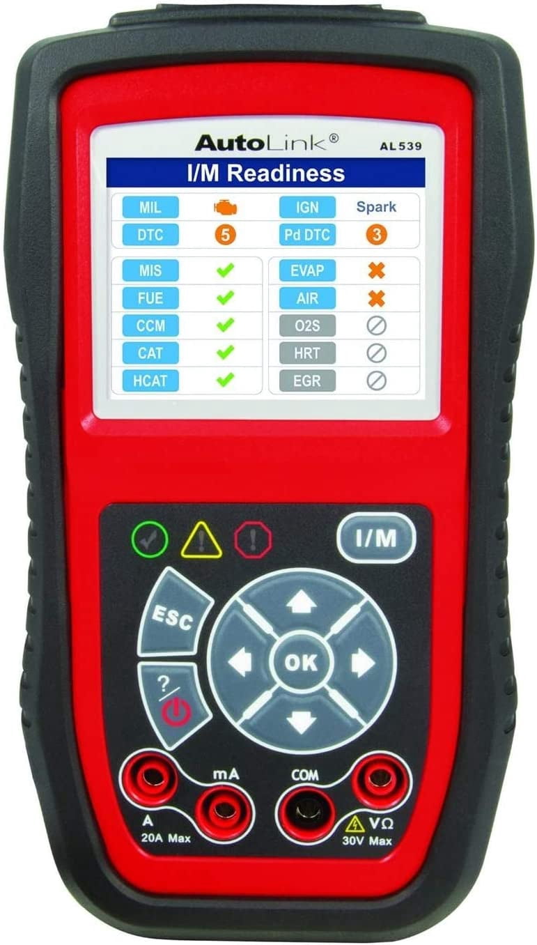 Autel AL539 OBD2 Scanner Code Reader Electrical Test Tool with AVOmeter ...
