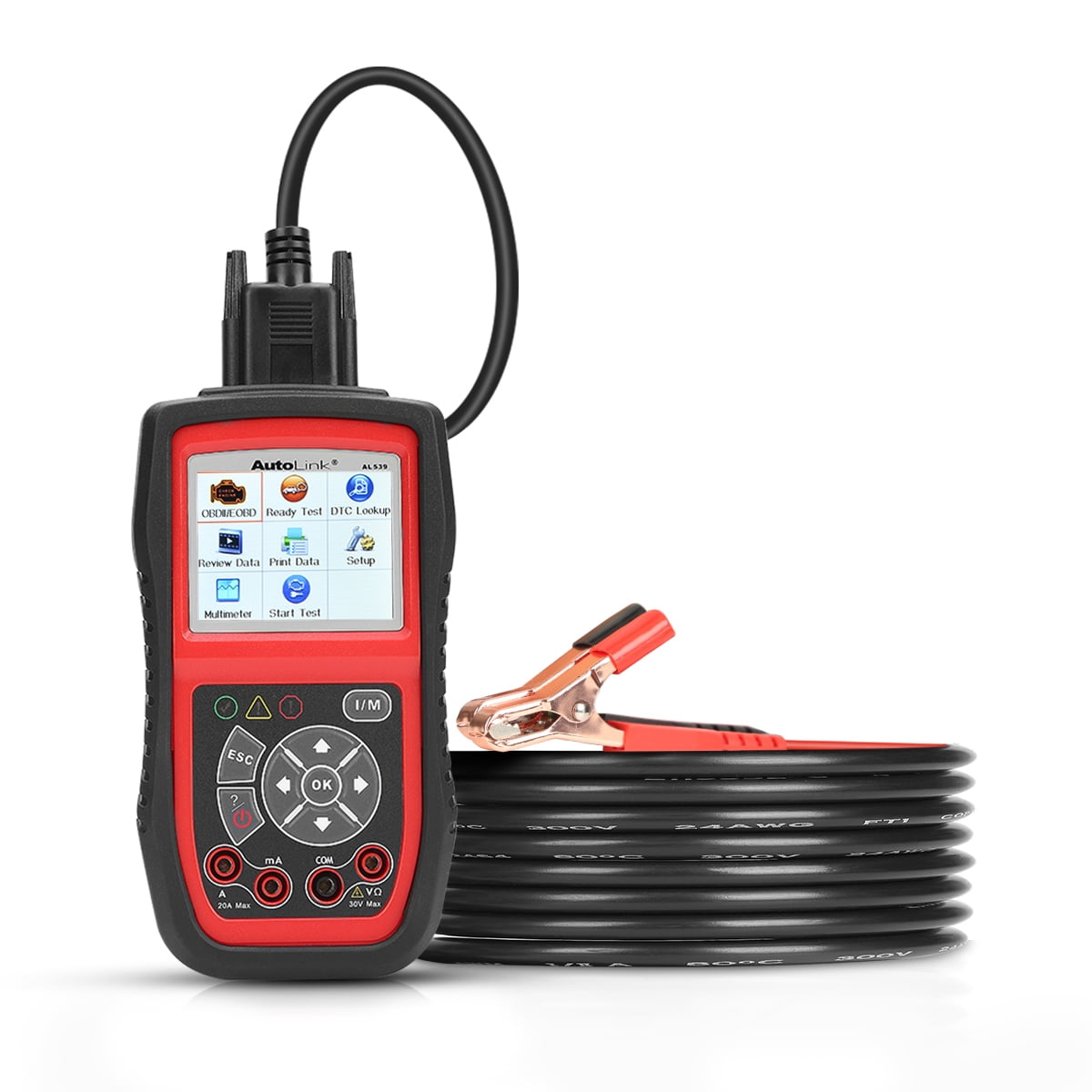 Autel AL539B Diagnostice Tools Code Reader(Full OBD2 Scanner+Avometer ...