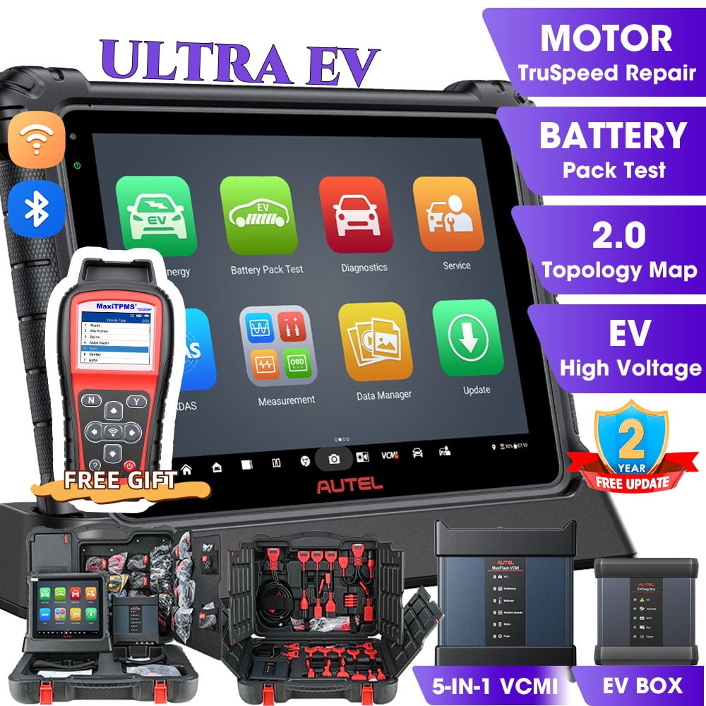 Autel Auto Diagnostic Scanner Tools MaxiSys Ultra EV:Updated of MS ...