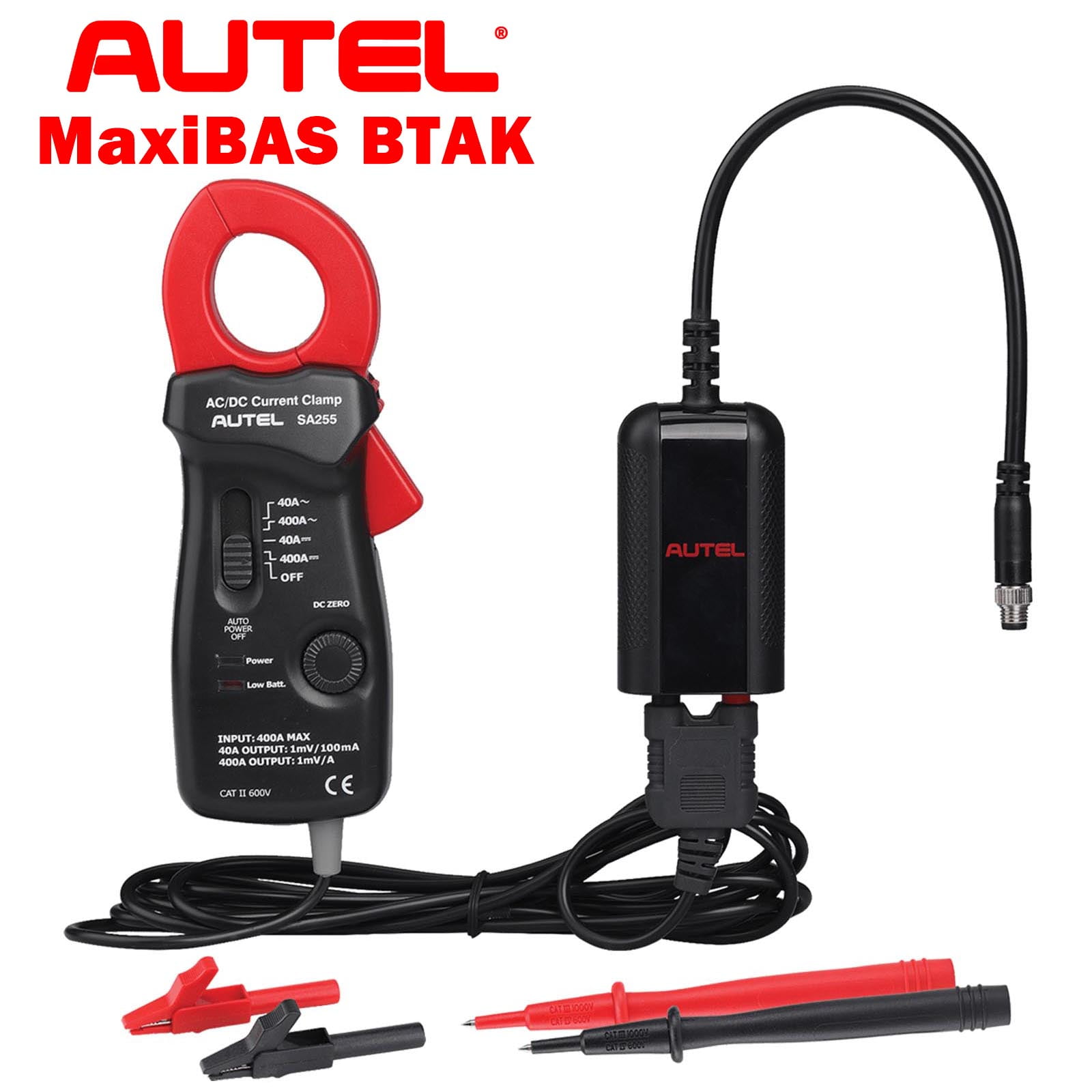 Autel Battery Tester Accessory Kit (BTAK) Compatible with MaxiBAS BT608 ...