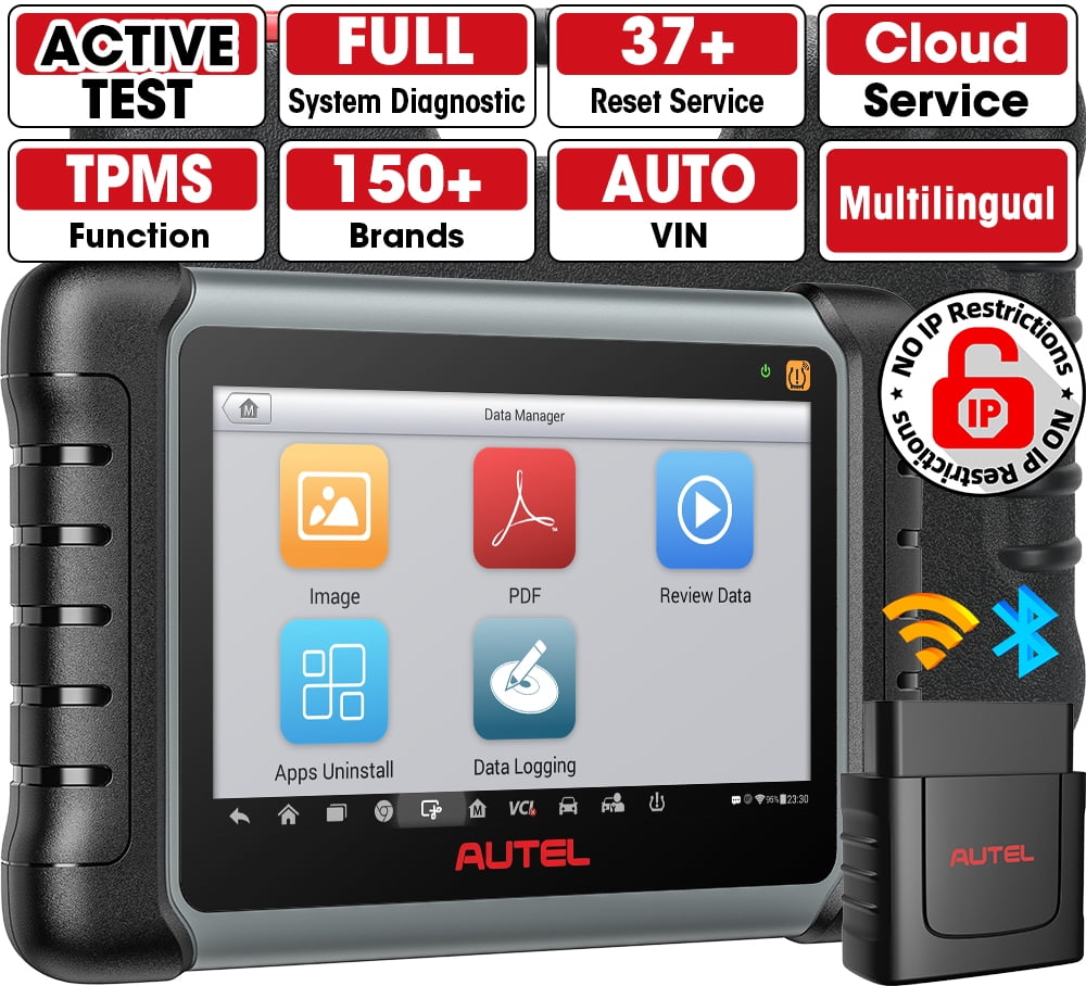 Autel MaxiCOM MK808S-TS OBD2 Scanner TPMS /Relearn Tool with 28 Service ...