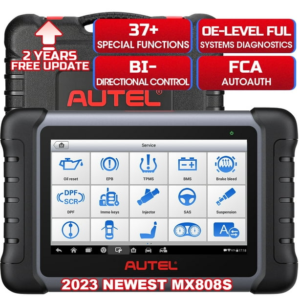Autel MaxiCheck MX808S Car Diagnostic Scan Tool All System Diagnoses ...