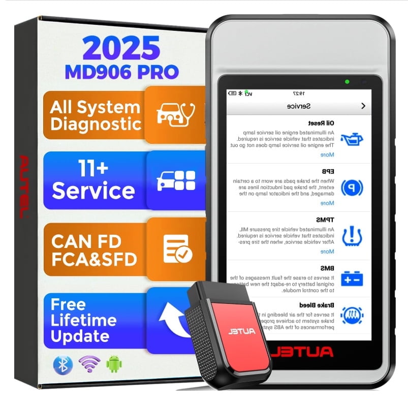 Autel MaxiDiag MD906 Pro Diagnostic Scan Tool – All-System OBD2 Scanner ...
