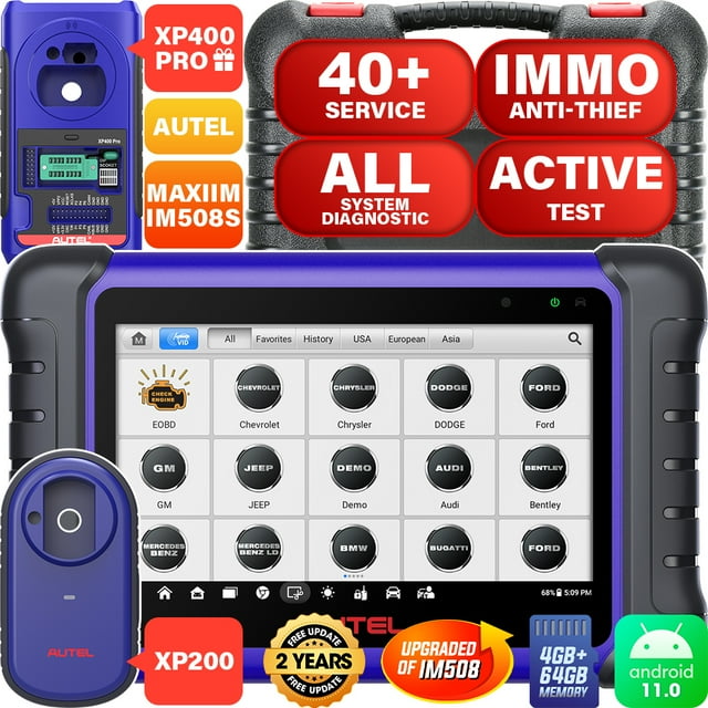 Autel MaxiIM IM508S Key Fob Programming Tool Car Diagnostic Scan Bi ...