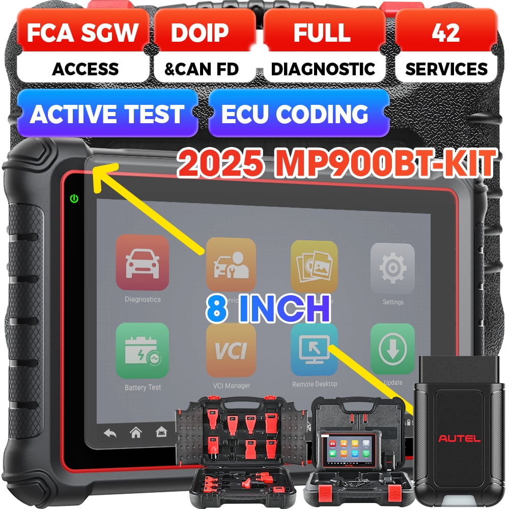 Autel MaxiPRO MP900-BT KIT Diagnostic Scan Tool with Bluetooth, Check ...