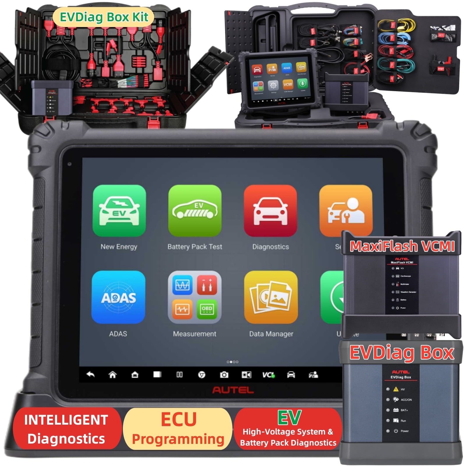 Autel MaxiSys Ultra EV 2024 Newest EVDiag Kit EV High-Voltage System & Battery Pack Analysis ...