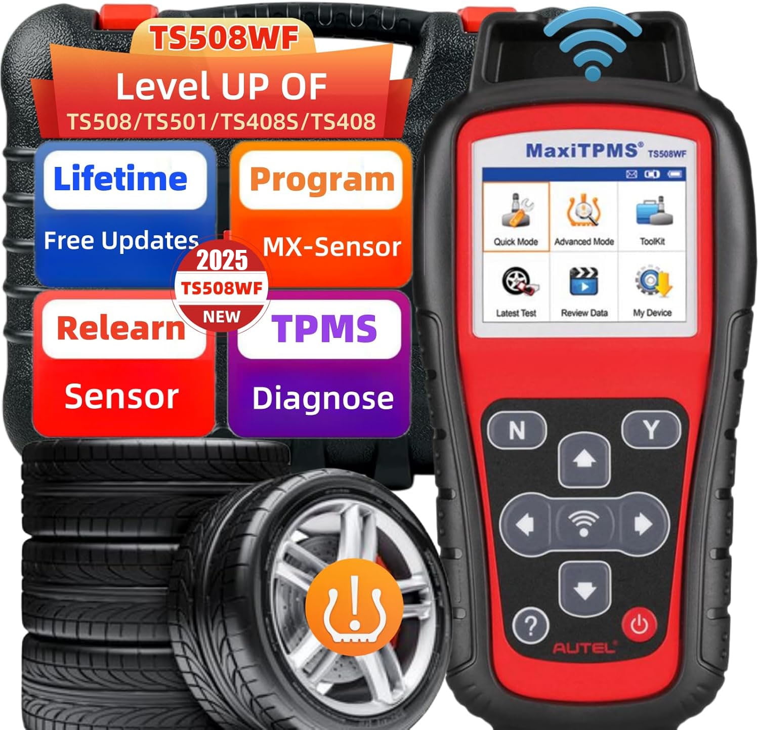 Autel MaxiTPMS TS508WF Wireless TPMS Scanner with Sri Lanka | Ubuy