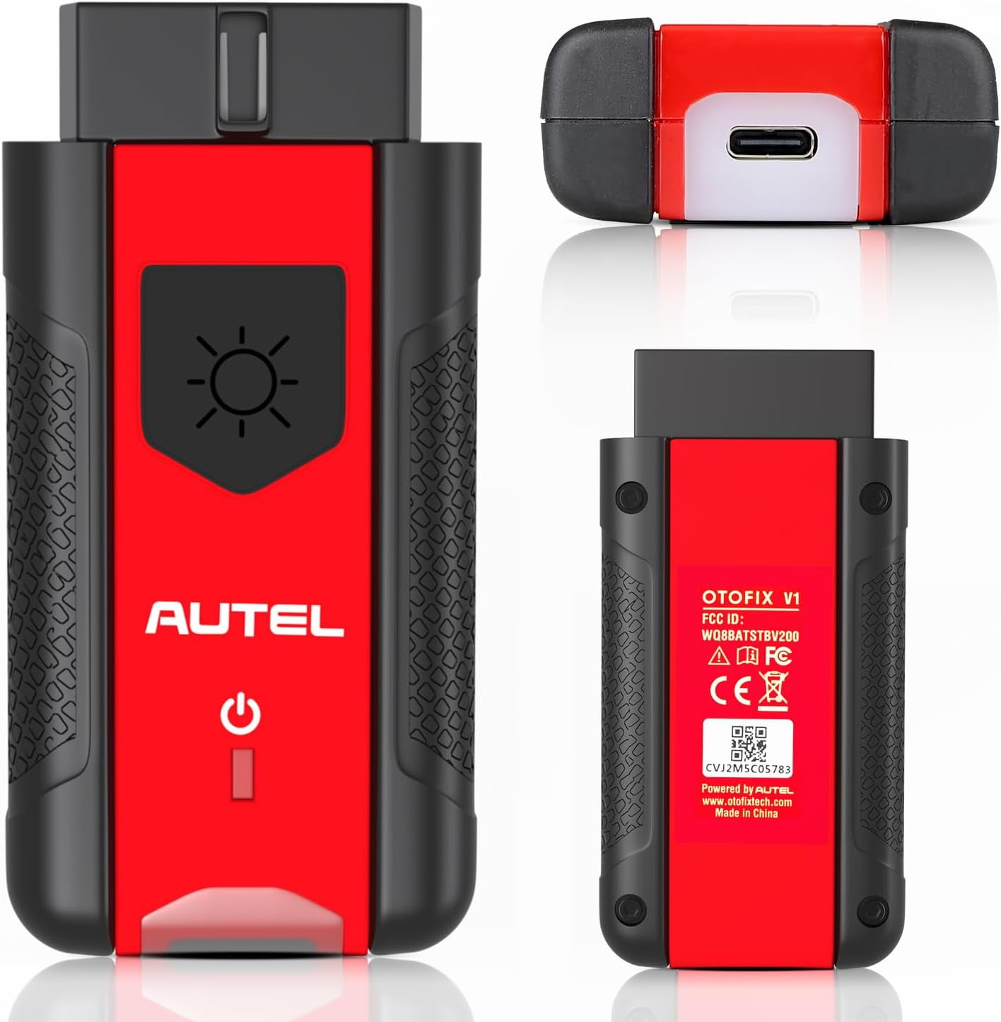 Autel MaxiVCI V200 VCI200 OBD2 Connector Adapter, Work with Autel ...