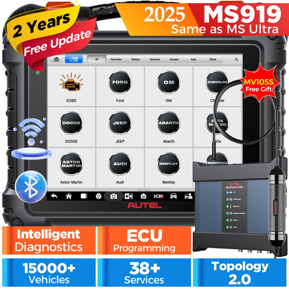 Autel Maxisys MS919 Car Diagnostic Scan Tool Intelligent Diagnostics ...