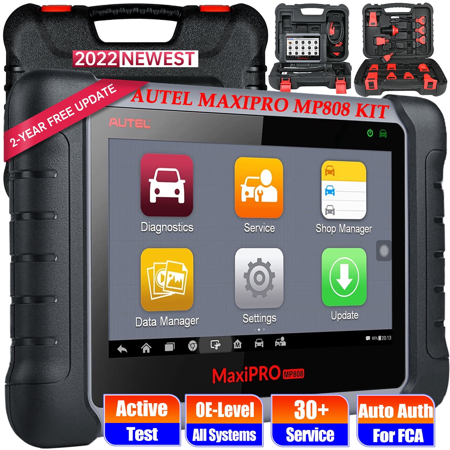 Autel Scanner MaxiPRO MP808K Auto Diagnostic Scan Tool, Same As MS906 ...