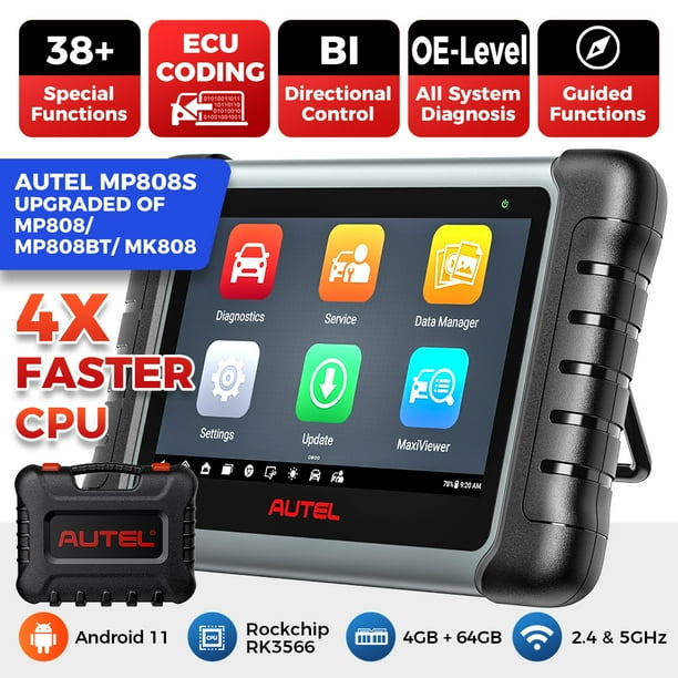 Autel Scanner MaxiPRO MP808S Car Diagnostic Scan Tool All System ...