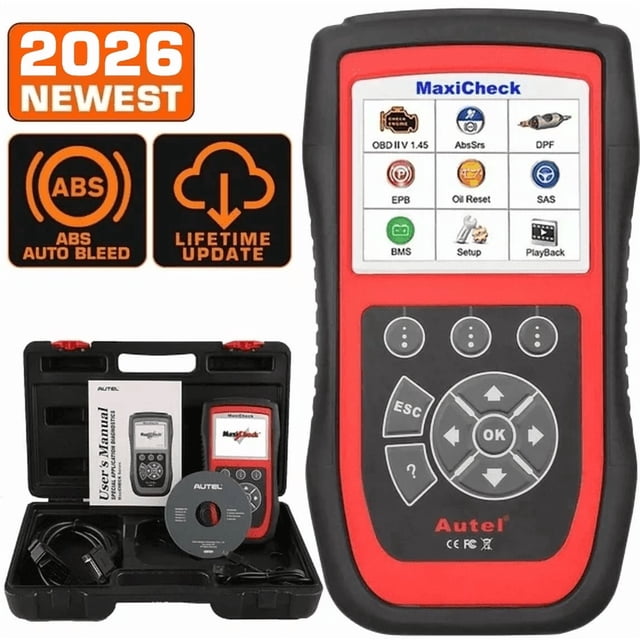 Autel Scanner Maxicheck Pro OBD2 Automotive Diagnostic Scan Tool with ...