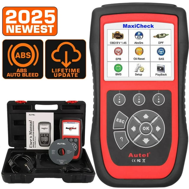 Autel Scanner Maxicheck Pro OBD2 Automotive Diagnostic Scan Tool with ...