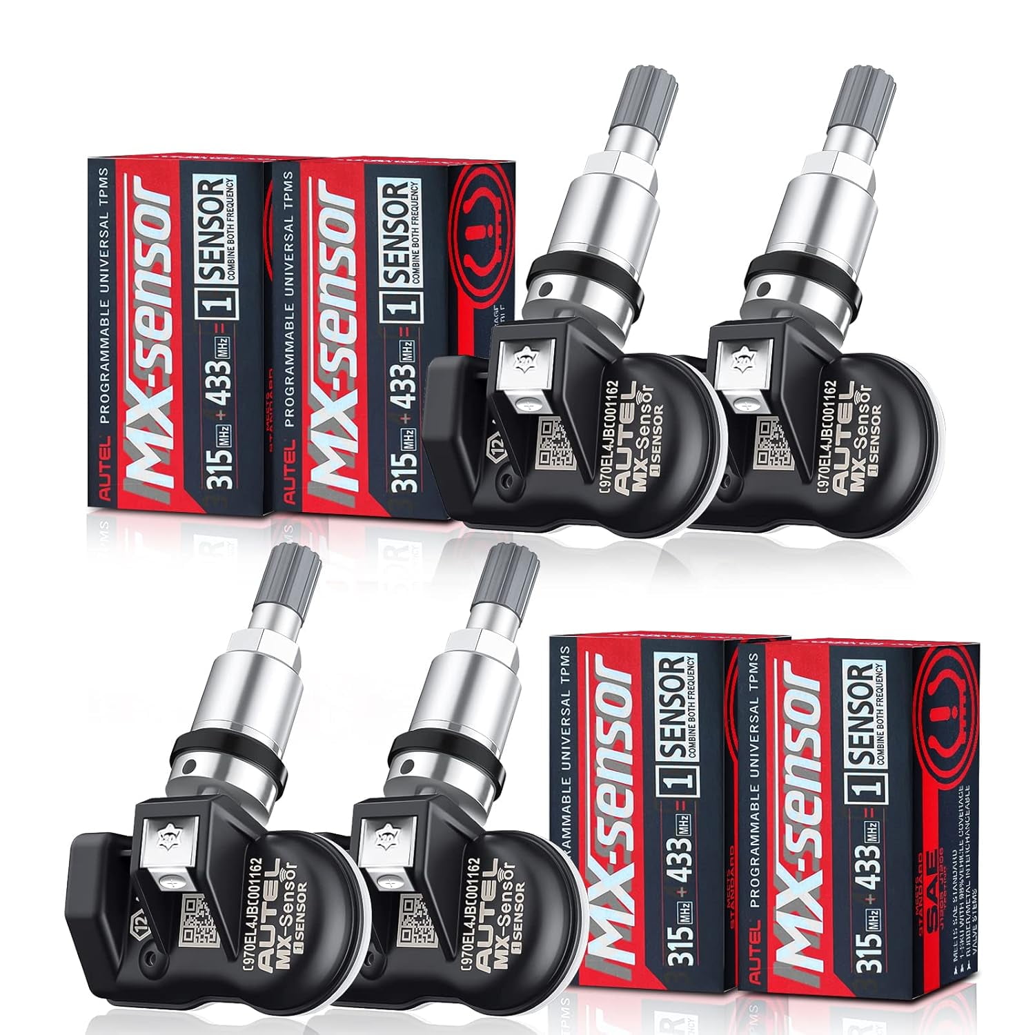 Autel TPMS Sensor MX-Sensor Tire Pressure Sensor, 2 in 1 TPMS Sensor ...