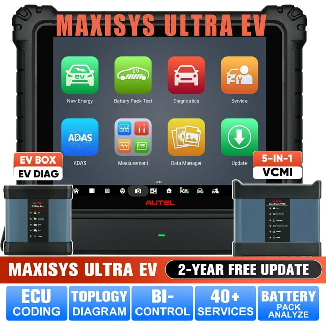 Autel scanner Maxisy Ultra EV Intelligent Diagnostics Tablet with ...