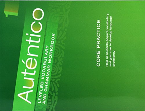 Autentico 2018 Leveled Vocab and Grammar Workbook Level 1 - Walmart.com