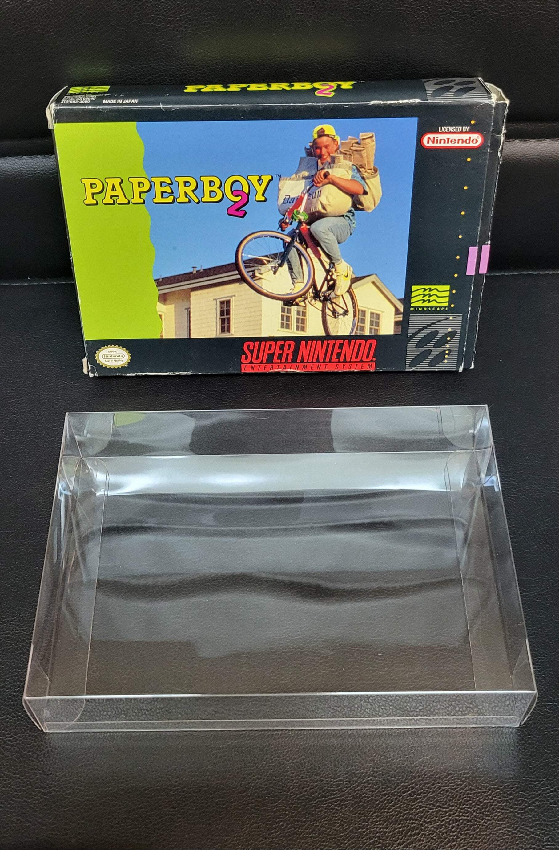 Authentic 1991 PAPERBOY 2 SNES Cartridge (Super Nintendo Ent. System ...